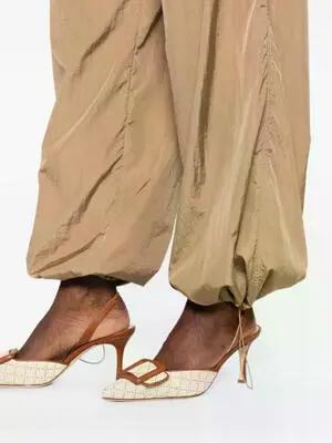A.M.G. Drawstring-waist Gathered-cuff Trousers
