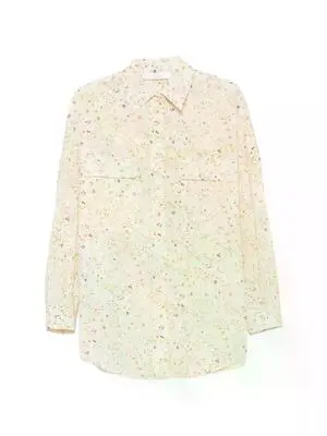 TELA Cialda Floral-print Chest-pocket Shirt