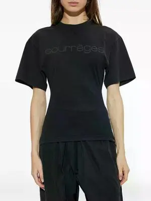 COURREGES Logo-print T-shirt