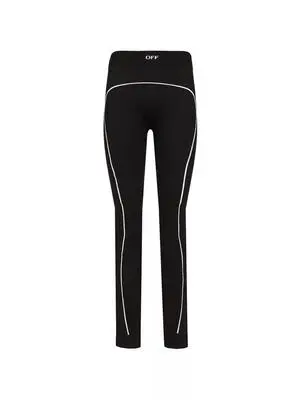 Off-White Off Stamp Seamless Leggings - Black