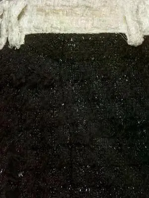 Balmain Embellished-details Tweed Shorts
