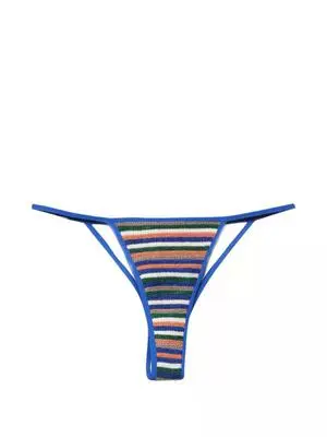 Christopher Esber Calypso Crochet-knit Bikini Briefs - Blue
