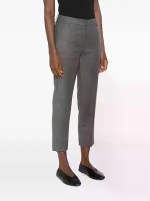 DONDUP Straight-leg Wool Trousers With Pressed Crease