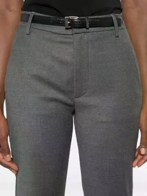 DONDUP Straight-leg Wool Trousers With Pressed Crease