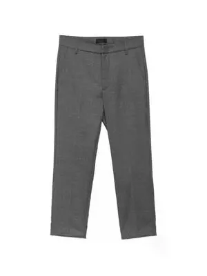 Dondup Grey Straight Leg Trousers