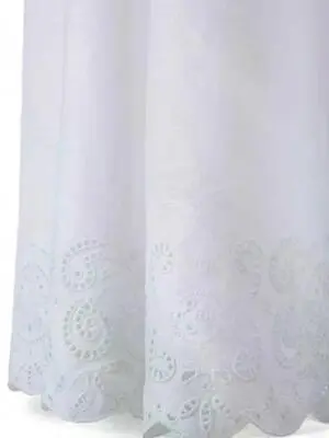 Staud Broderie-anglaise Halterneck Dress