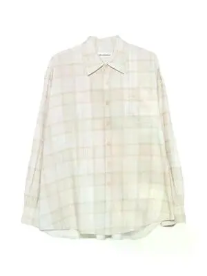 Our Legacy Borrowed Check-print Shirt - Neutrals