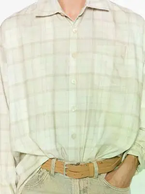 Our Legacy Borrowed Check-print Shirt