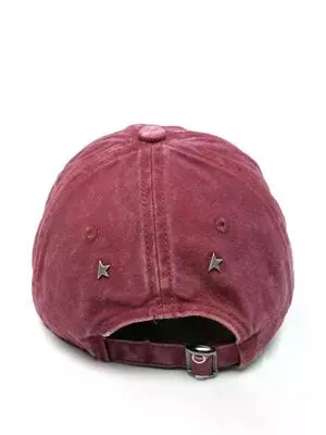 GOLDEN GOOSE Logo Patch Star-stud Baseball Cap