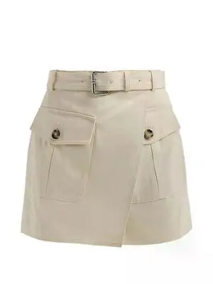 Proenza Schouler Belted Wrap Shorts