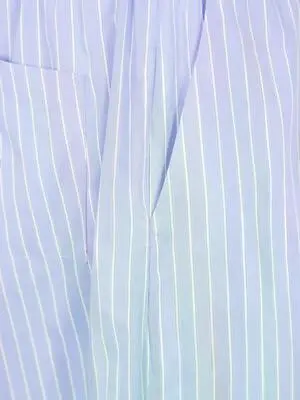 THE FRANKIE SHOP Striped Cotton Shorts