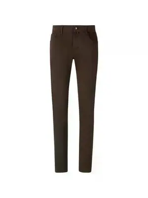 Jacob Cohen Logo-patch Slim-fit Jeans - Brown