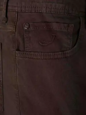 Jacob Cohen Logo-patch Slim-fit Jeans