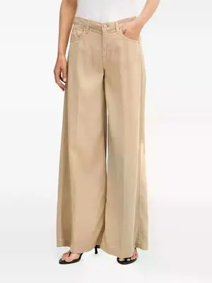 VICOLO Wide-leg Jeans - Neutrals
