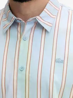 Lacoste Vertical-stripe Cotton Shirt