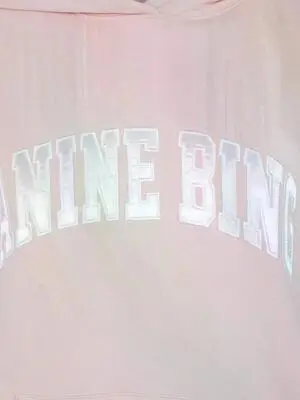 ANINE BING Logo-embroidered Hoodie