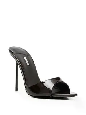 LE SILLA Bella Pointed-toe Leather Heeled Sandals