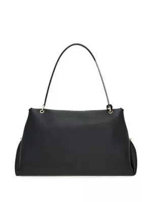 FERRAGAMO Gancini Shoulder Bag - Black