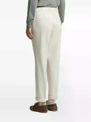 Peserico Pressed-crease Tailored Trousers - Neutrals
