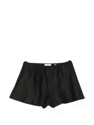 DÔEN Loren Linen Shorts - Black