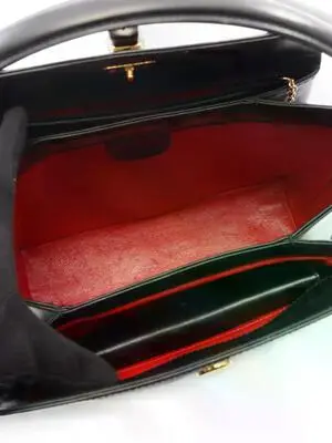 Gucci 2000s Bamboo Leather Tote Bag