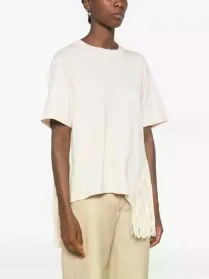 Sportmax Fringe-detail T-shirt