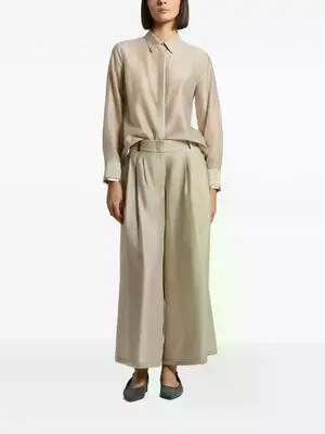 Peserico Beaded-trim Long-sleeved Shirt