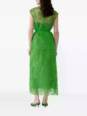 Carolina Herrera Lace Midi Skirt