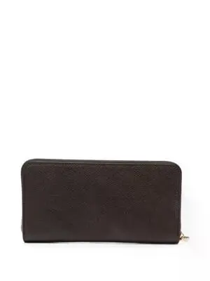 Valentino Garavani Vlogo Signature Leather Wallet - Brown