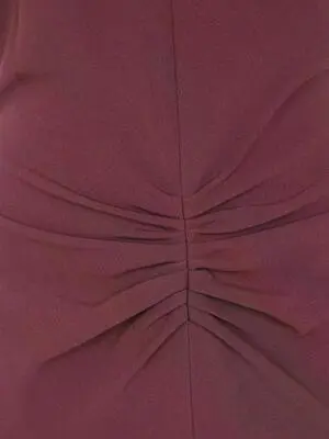 Victoria Beckham Bela Gathered-waist Flared Midi Dress