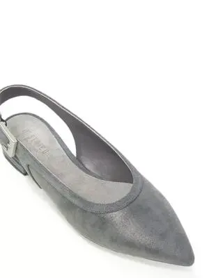 Peserico Pointed-toe Slingback Flat Pumps
