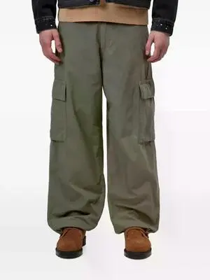 Carhartt Work In Progress Kade Logo Patch Cargo Trousers - Green