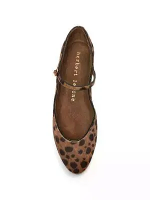 HERBERT LEVINE Leopard-print Ballet Flats