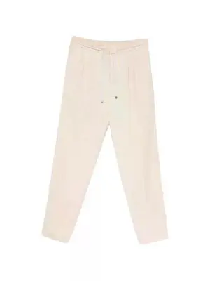 Brunello Cucinelli Pleated Drawstring-waist Trousers - Neutrals
