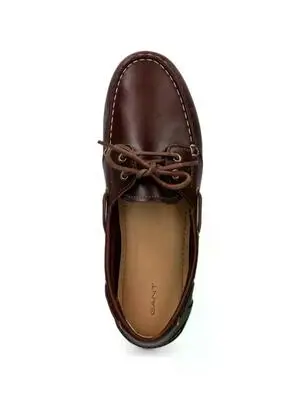 Gant Lace-up Leather Boat Shoes