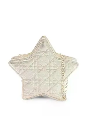 Dior 2000s Star Shaped Shoulder Bag - Gold