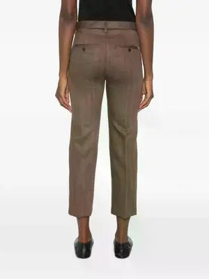 DONDUP Nima Cropped Wool Trousers