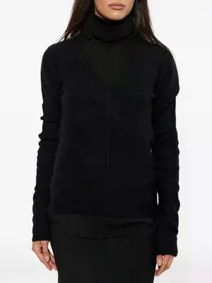 Rick Owens V-neck Cashmere-blend Sweater