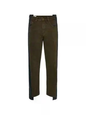 MAISON MARGIELA Spliced Straight-leg Jeans - Brown