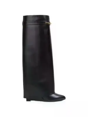 Givenchy Shark Lock Calf Leather Boots