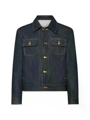 Thom Browne Selvedge Backstrap Denim Jacket - Blue