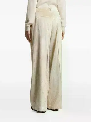 Peserico Pleat-detail Corduroy Trousers