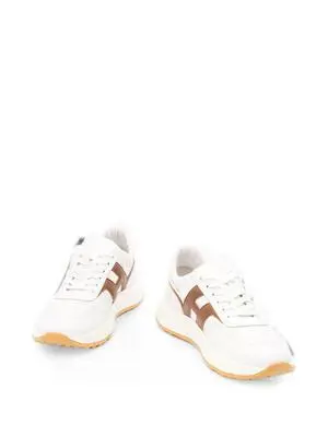 Hogan Logo-patch Panelled Sneakers