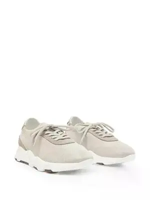 Peserico Lace-up Panelled Sneakers
