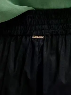TWINSET Lace-trim Wide-leg Cropped Trousers