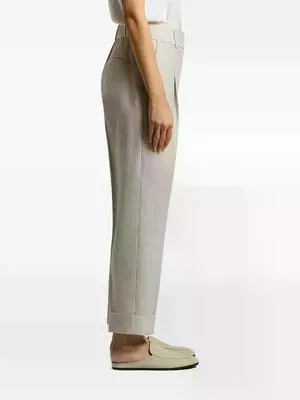 Peserico Pleated Turn-up Trousers