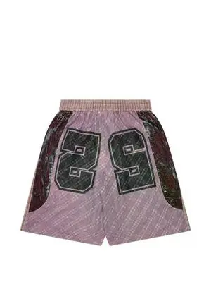 CHOPOVA LOWENA Patchwork-design Shorts