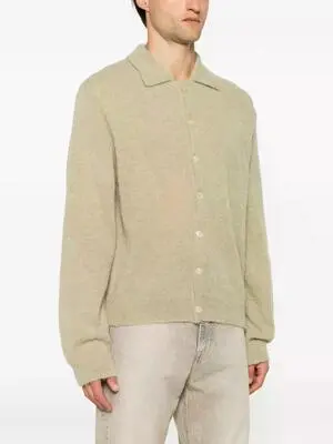 Our Legacy Evening Fuzzy Alpaca Polo Shirt