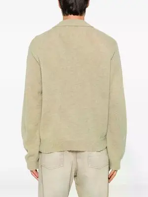 Our Legacy Evening Fuzzy Alpaca Polo Shirt