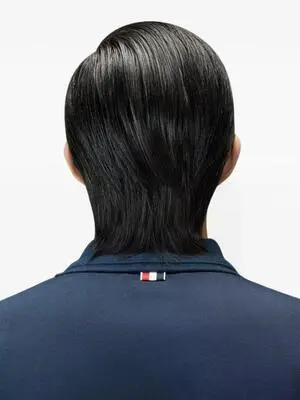 Thom Browne 4-bar Ottoman Polo Shirt